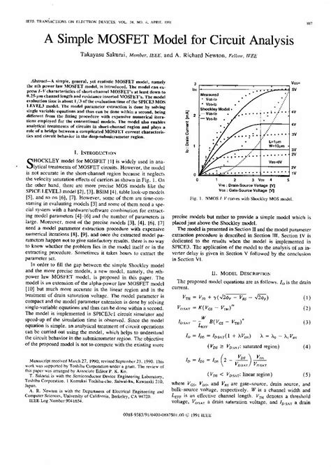 pdf simple mosfet modeling dokumen tips