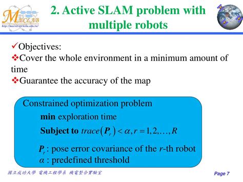 Ppt An Improved Active Slam Algorithm For Multi Robot Exploration