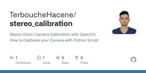 Github Terbouchehacenestereocalibration Stereo Vision Camera