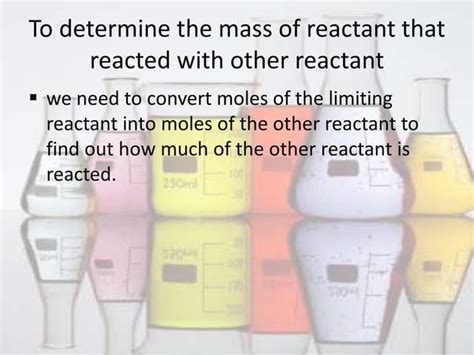 Limiting Reactant And Excess Reactant Pptx Chemistry Science