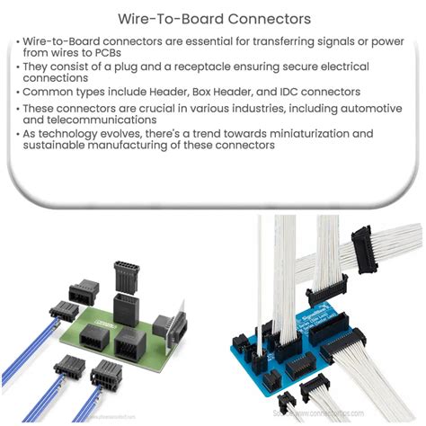 Wire To Board Connectors How It Works Application And Advantages
