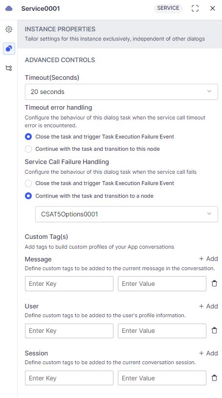 Service Node Kore Ai Docs