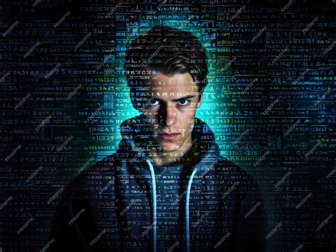 Premium Ai Image Photorealistic Male Coder In Language Model Textscape