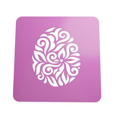 Stencil Easter Egg Stl Vector 9 Cookie Cutter Stl Store Design Optimized