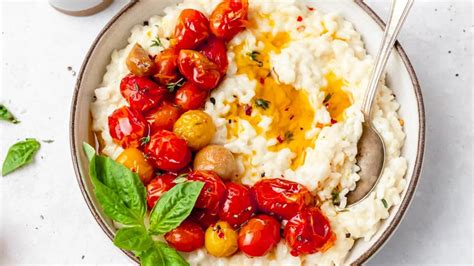 Goat Cheese Risotto With Cherry Tomato Confit Kerr Cellars