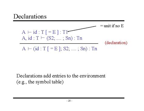 Semantic Analysis Iii Static Semantics Eecs 483 Lecture