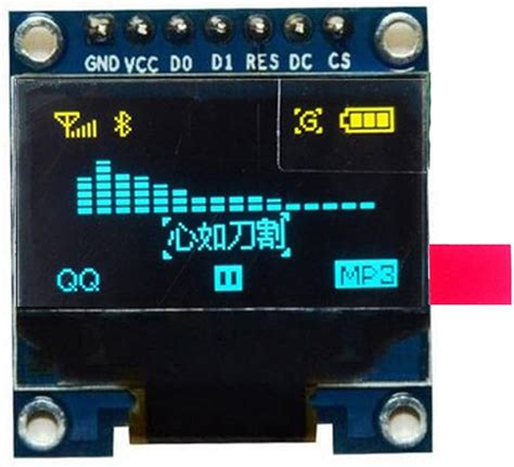 Source Inch I2c Display Module 128x64 Pixel Oled Display