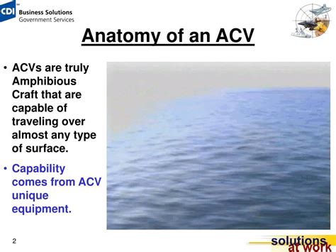 Ppt Air Cushion Vehicle Acv Developments In The Us Powerpoint