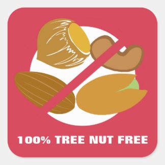 Tree Nut Allergy Warning Gifts On Zazzle