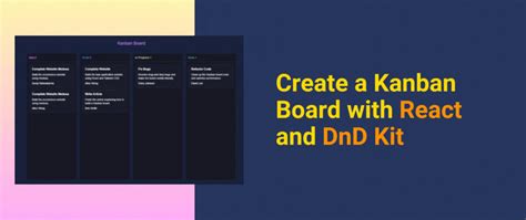 building a kanban board with drag and drop in react