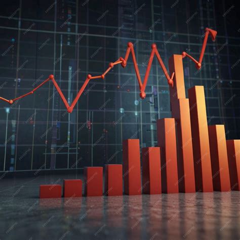 Statistics Graph 3d Icon Growing Bars Columns Premium Ai Generated Image