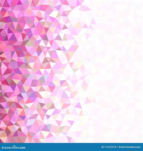 Retro Geometric Chaotic Regular Triangle Background Stock Vector Illustration Of Generated