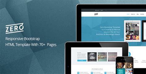 Zero Responsive Bootstrap Html Template Business Corporatenew Psd