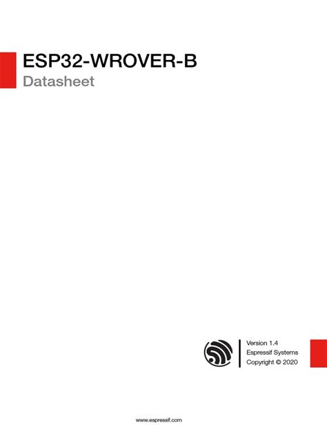 Esp32 Wrover B Datasheet En 1384674 Pdf Random Access Memory