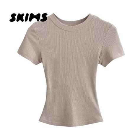 Футболка Skims размер 42 цвет светлый хаки 100 купить по выгодной цене в интернет магазине