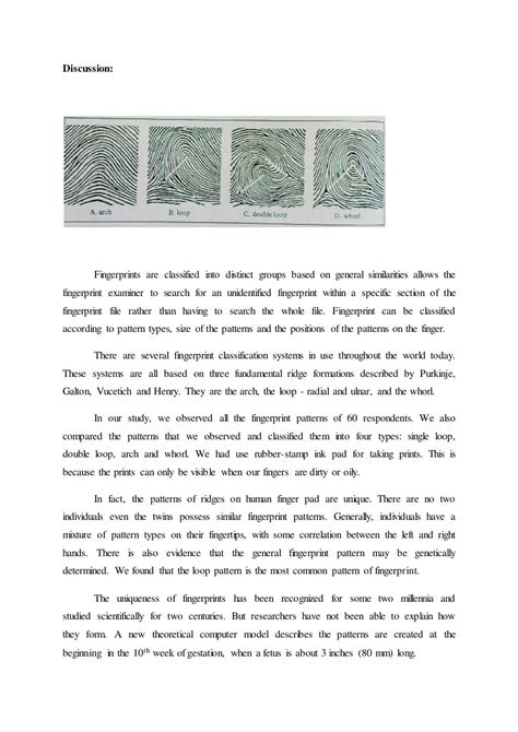 Basic Fingerprints Classification And Analysis
