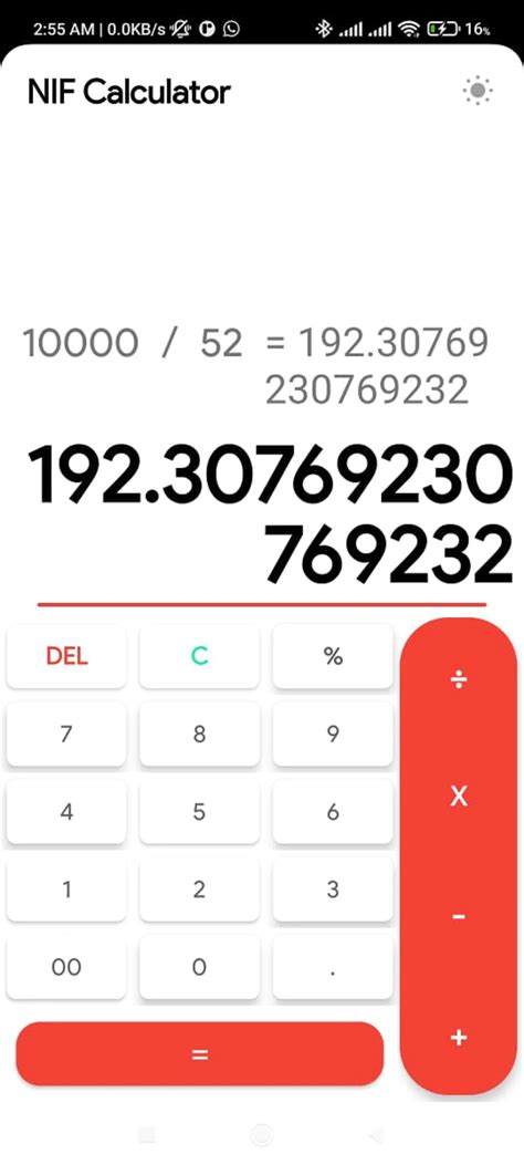 Nif Calculator