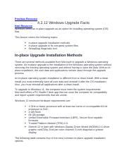 Windows In Place Upgrade Installation Guide Course Hero