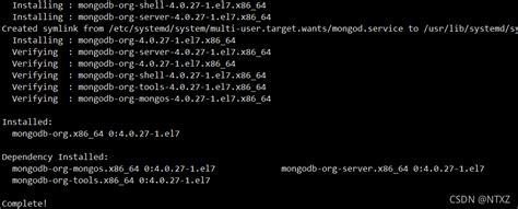 Centos7使用yum安装mongodbcentos Yum Mongodb Csdn博客