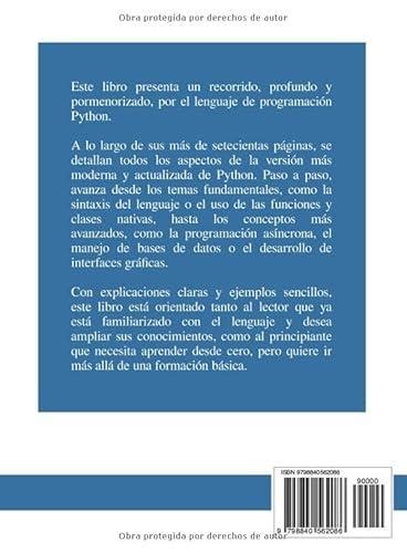 El Lenguaje De Programación Python De Principio A Fin Spanish Edition