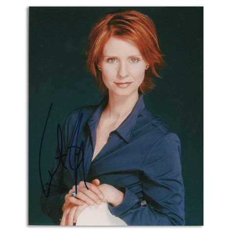 Cynthia Nixon Autograph Signed Colour Photograph