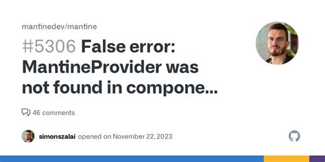 False Error Mantineprovider Was Not Found In Component Tree Make Sure You Have It In Your App