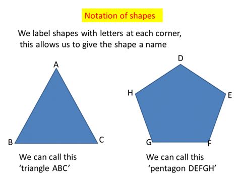 Recall 2d Geometry Notation And Terms Worksheet Edplace