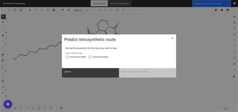Rxn For Chemistry Predict Retrosynthesis