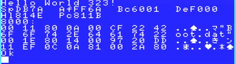 Simple Hello World Example On A Variety Of Z Machines