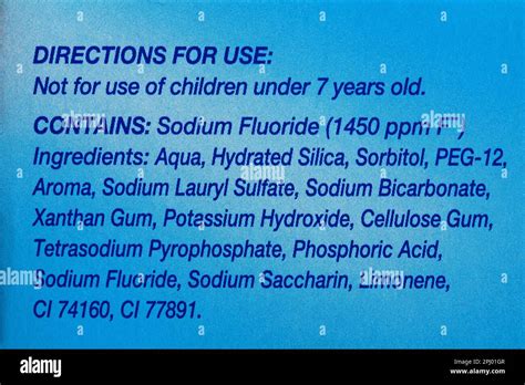 Toothpaste Ingredients And Their Functions At Roger Monday Blog