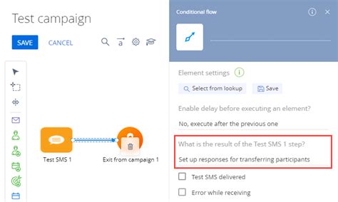 implement a custom flow for a campaign element creatio academy