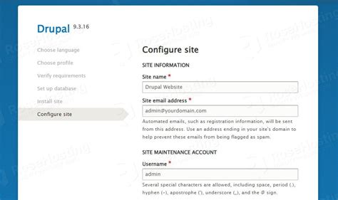 How To Install Drupal On Ubuntu RoseHosting