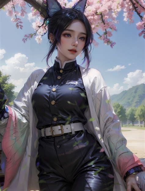 Trùng trụ Kochou Shinobu Kimetsu no Yaiba Ảnh Sex 3D Ảnh Sex Ai Hình Sex Hot Girl Khoe Lồn