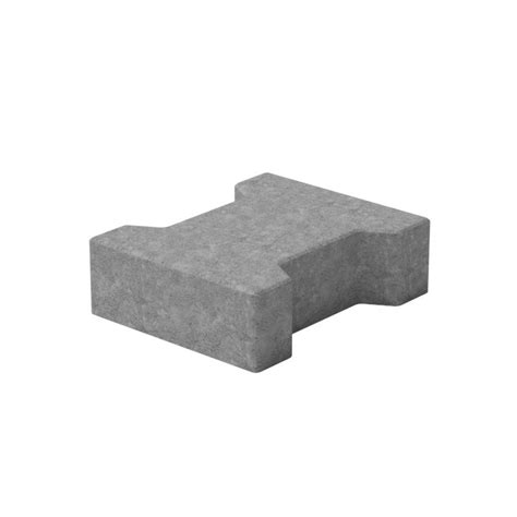 Mbstone Behaton Térkő Szürke Kutyacsont Forma 6 Cm Vastag
