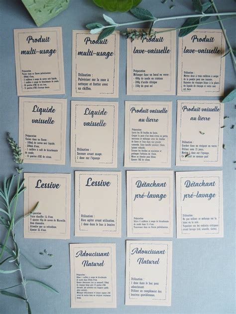 Etiquettes Mes Produits Ménagers Fait Maison Produit Ménager Faire Ses Produits Menagers