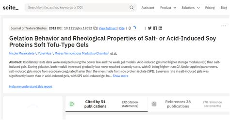 Gelation Behavior And Rheological Properties Of Salt‐ Or Acid‐induced Soy Proteins Soft Tofu