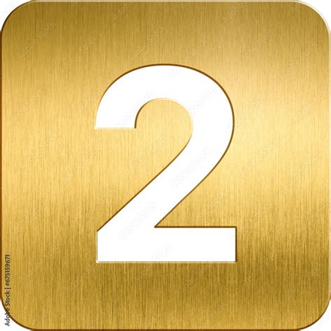 Gold Number 0 1 2 3 4 5 6 7 8 9 Count Alphabet One Two Three Zero First Metal Font Number 1