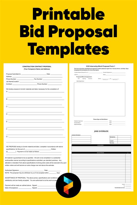 Bid Letter Template Content Calendar Template