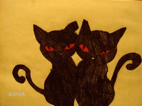 The Two Emily Strange Cats By Gothvampireprincess On Deviantart