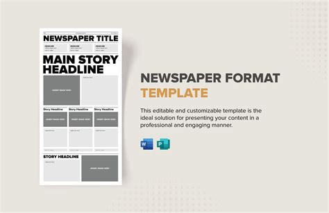 Free Editable Newspaper Templates In Publisher To Download