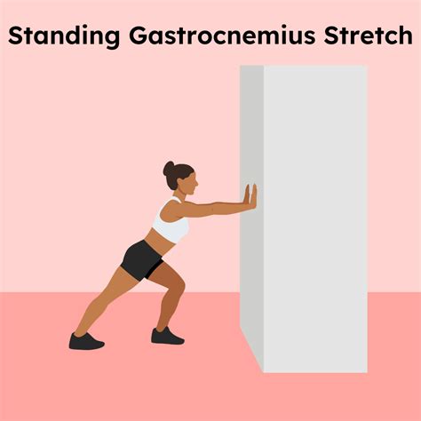 Standing Gastroc Stretch Video Standing Calf Muscle Stretch