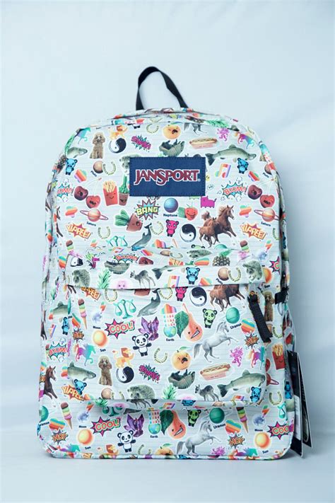 Jansport Multi Stickers Superbreak Backpack School Book Bag Back To