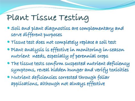 Ppt Diagnostic Nutrient Testing Powerpoint Presentation Free