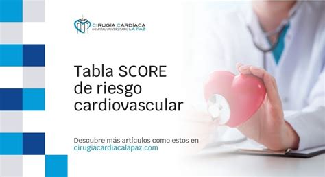 Tabla Score De Riesgo Cardiovascular