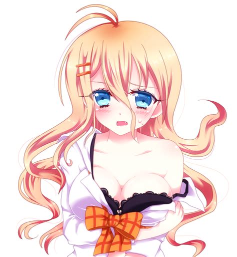 Rule 34 Blush Bra Breasts Cleavage Danganronpa Danganronpa V3 Exposed