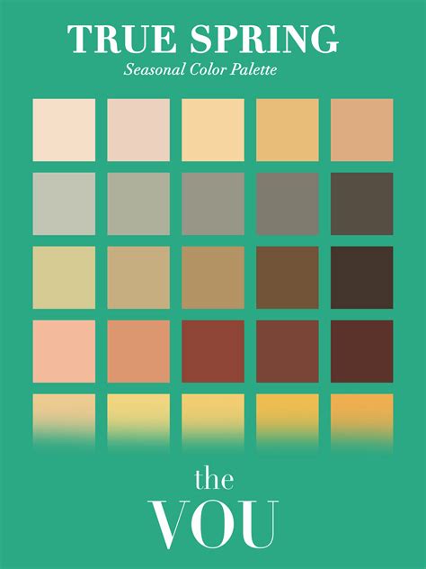 True Spring Color Palette Tci Products True Colour International