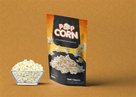 Pop Corn Packaging Design On Behance