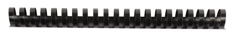 Waltons Primeline Plastic Combo Binding Elements 25mm Black Waltons
