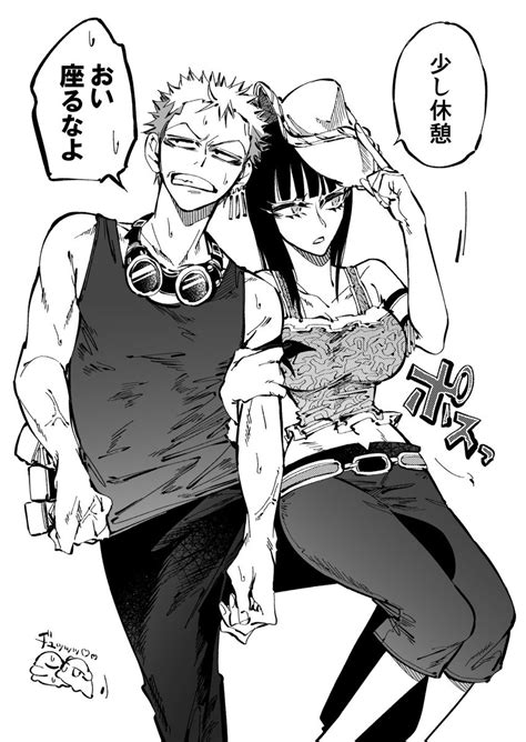 Nico Robin And Roronoa Zoro One Piece Drawn By Wl6yugi8go1 Danbooru