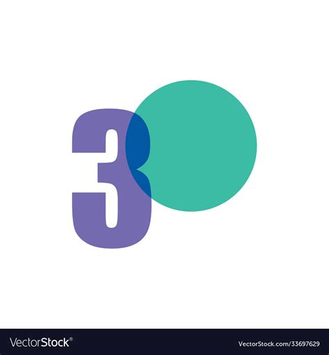 30 Years Anniversary Celebration Template Design Vector Image